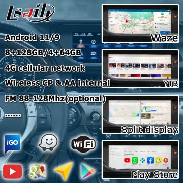 Quality ES300h ES250 ES350 Lexus Android Screen upgrade Carplay Android Auto Dash Cam 10 for sale