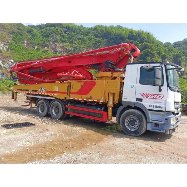 Quality Shacman Used Concrete Pump Truck Used Truck Mounted Concrete Pumps SYM5350THB 520-C10 for sale