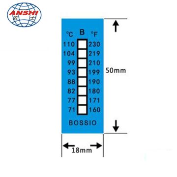 Quality Instant Read Oem Temperature Measuring Strips 37-65c 99-149f Fast Red Indicator for sale