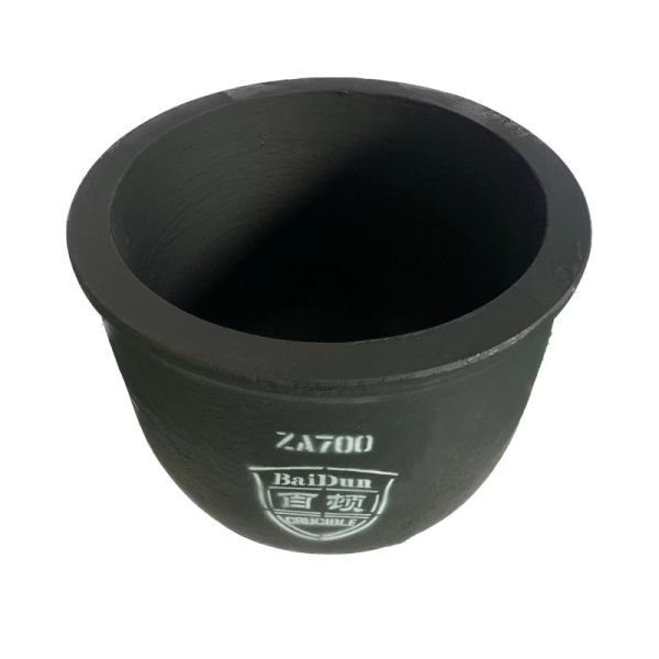 Quality Circular Silicon Carbide Graphite Crucible 2.21g/cm3-2.25g/cm3 Density for sale