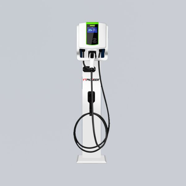 Quality Commercial Smart CCS2 RFID 7kW Wall Mounted EV Charger Power Metering for sale